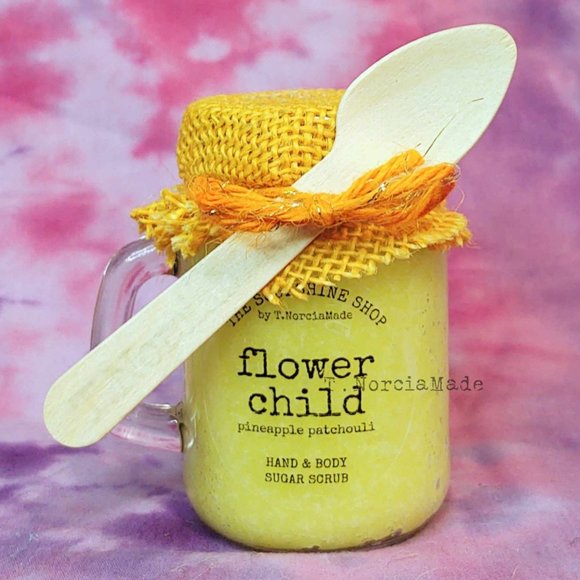T.NorciaMade | Bath & Body | Flower Child Hand Body Sugar Scrub ...